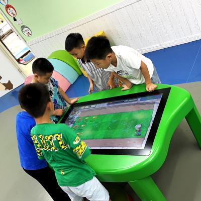 China Coffee Round Ludo Multi Touch Screen Smart Table Android Wifi 4K 32 Inch for sale