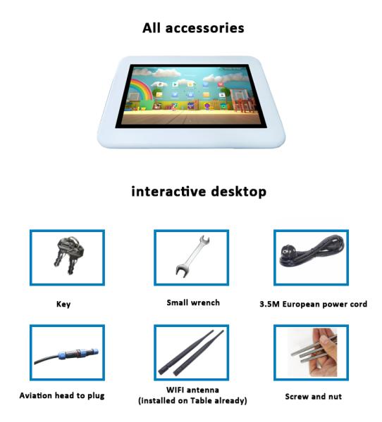 Quality Kids Interactive Touch Table 32inch Android Computer OEM/ODM for Garden Home for sale