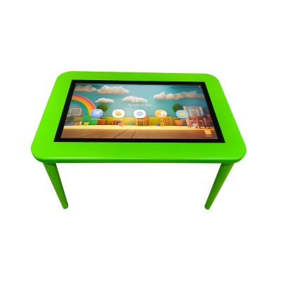 China Polikids Wood Structure Interactive Touch Screen Table 32inch for Kids Play for sale