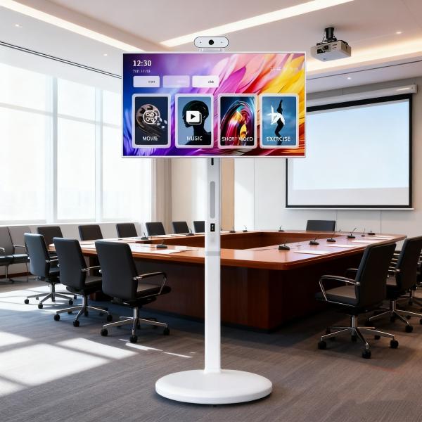 Quality LED Interactive Touchscreen TV White Smart Home Displays MTK8788 for sale