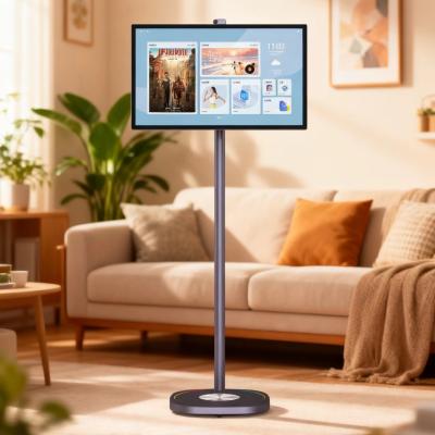 China LCD LED Touchscreen Portable Smart TV Stand Waterproof Rechargeable with Wheels for sale