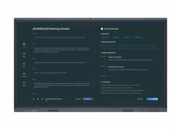 Quality 65 Inch A type Pen Finger Touch LCD AI Smart Interactive Board Anti Glare For for sale