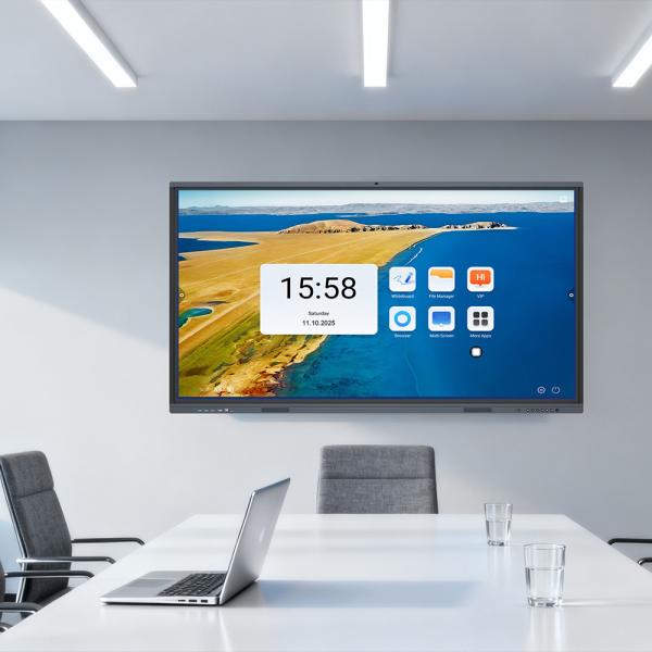 Quality 110 Inch A Type Ai Dual System Finger Touch Smart Interactive Whiteboard for sale