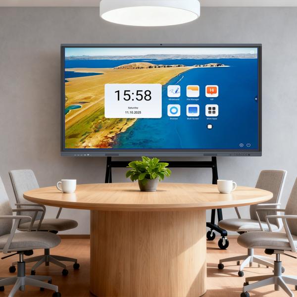 Quality 75 Inch A type AI Interactive Whiteboard Smart Board All in One Interactive Flat Panel for sale