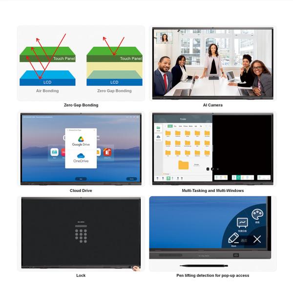 Quality 115 Inch AI LCD Display Interactive Smart Board Digital Classroom Interact for sale