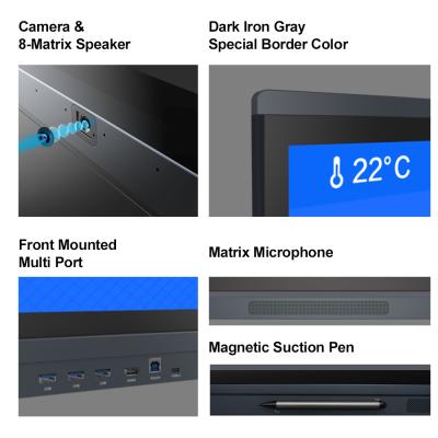 중국 14.0 안드로이드 스마트 인터랙티브 보드 86인치 (교육/회의용 C타입) 판매용