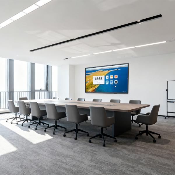 Quality 98 Inch Standard Interactive Board Infrared Touch Screen Interactive Whiteboard  4K Zero Bonding Smart for sale