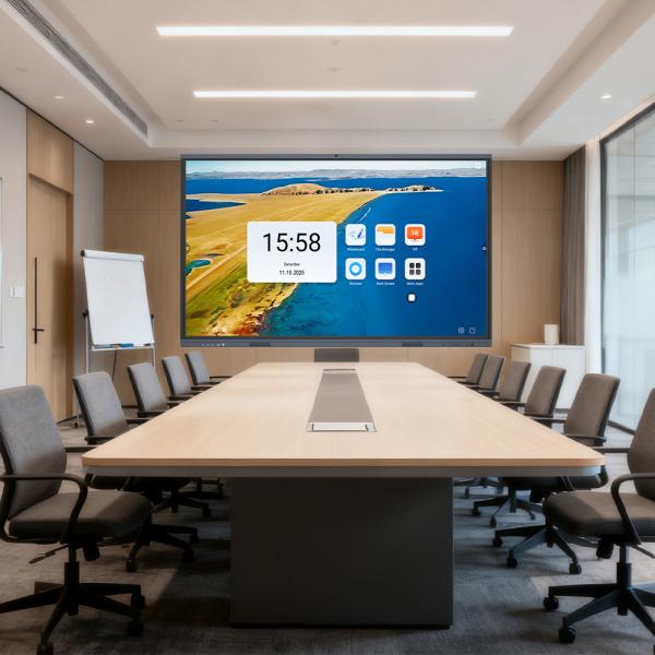 Quality ETTO 110 Inch Standard Interactive Board with Touch Screen 48MP for Conference in Office Dual System for sale
