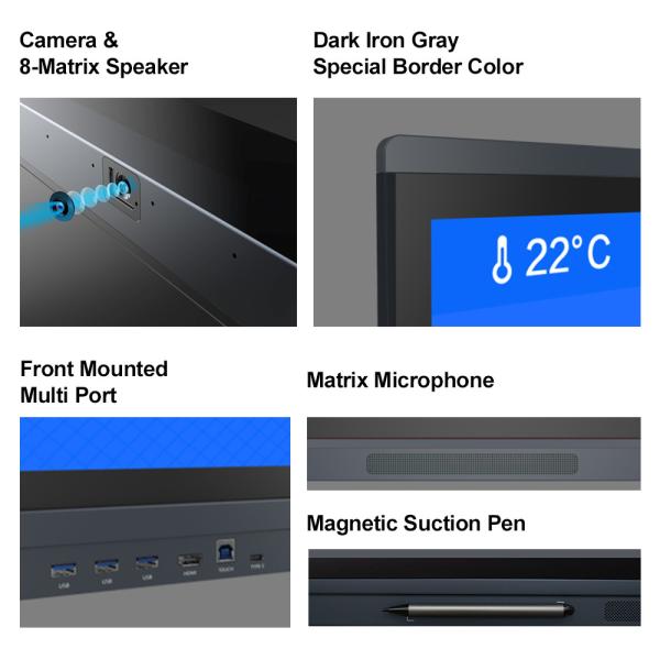 Quality 86 Inch Smart Interactive Whiteboard Smart Board All in One Interactive Flat for sale