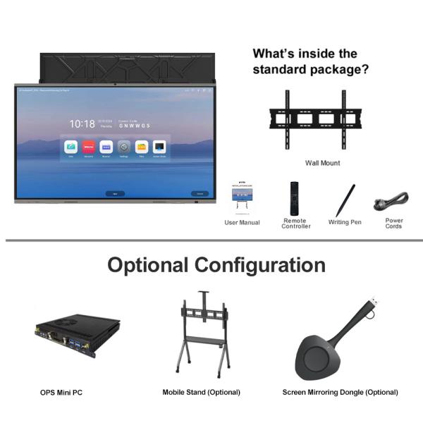 Quality 115 Inch AI LCD Display Interactive Smart Board Digital Classroom Interact for sale