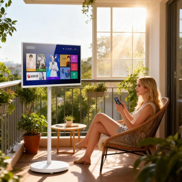 Quality Home Battery Powered Android TV Tablet Interactive with In Cell Touch Screen Chip for sale