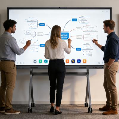 China Enterprise 75-Inch Conference Smart White Board - Flagship Large Touchscreen for Boardrooms & Training Rooms for sale