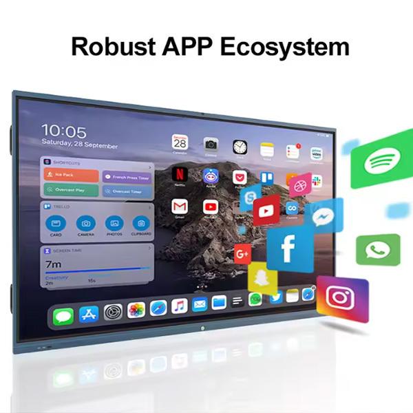 Quality 75 Inch 4K Ultra HD Visual Presentation AI Education Board with Diverse Screen for sale