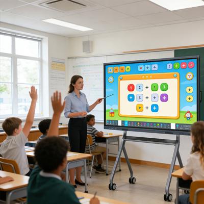 China 98 Inch Ultra-Low Latency Writing Acceleration and Multi-Device Support AI Education Board for sale