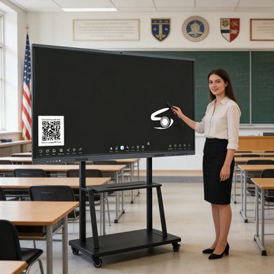China 65 Inch AI Education Board for Diverse Screen Projection and ardware-level Blue Light Eye Protection for sale