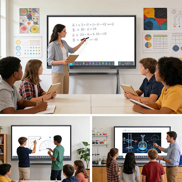 Quality Smart 55-110 Inch AI Education Board School Teaching Device All In One for sale