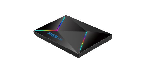 Quality 4K Ultra HD Android TV Box R69 Plus Smart Streaming Media Player with High-Speed 5G WiFi, Bluetooth, Support Popular Streaming Apps & 3D Movies, All-in-One Setup for Living Room for sale
