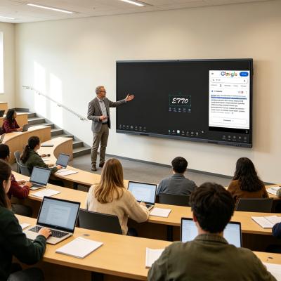 China 55-110 Inch AI Smart Board for Classroom, Interactive Teaching Display for K12 Schools, Universities and Training Centers for sale