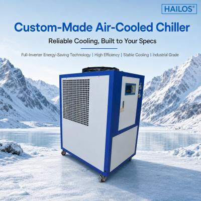 China 415V Screw Air Cooled Water Chiller Glycol Refrigeration R404a Energy Saving for sale
