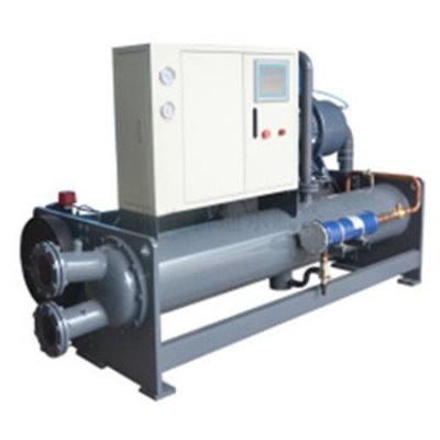 China Modbus Water Cooled Refrigeration Industrial Screw Chiller for sale