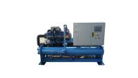 China Dustproof R407C Water Cooled Screw Chiller Compressor For Electroplating for sale