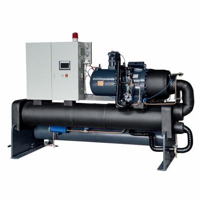 China Low Temperature Water Cooled Industrial Screw Chiller Titanium Tube Heat Exchanger Anti Corrosion for sale