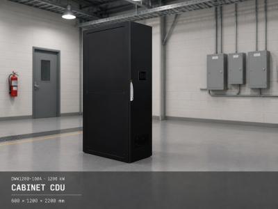China 1200kW Cabinet Type CDU Coolant Distribution Unit, Liquid to Liquid Cooling for AI Data Center HPC Cluster for sale