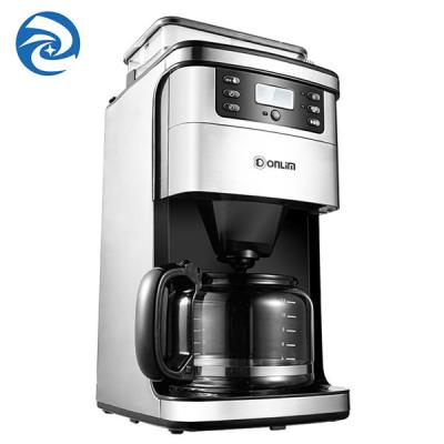 Cina Macchinetta del caffè domestica americana del gocciolamento automatico con la smerigliatrice 1.5L 900W in vendita
