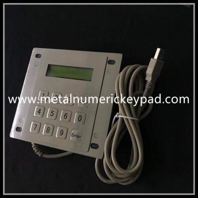 China 12 Schlüssel-Metallnumerische Tastatur-Edelstahl 304 mit geführter Anzeige zu verkaufen