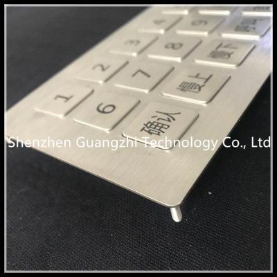 China Prenda impermeable de acero inoxidable del teclado de la máquina del servicio del uno mismo para el control remoto en venta