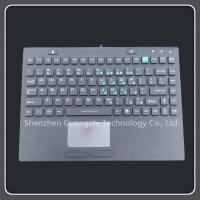 China USB Silicone Rubber Industrial Keyboard with Touchpad IP67 Waterproof 298mm for sale