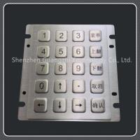 China Stainless Steel Waterproof 4x5 Matrix 20 Key Industrial Keypad USB Interface 83x102mm for sale