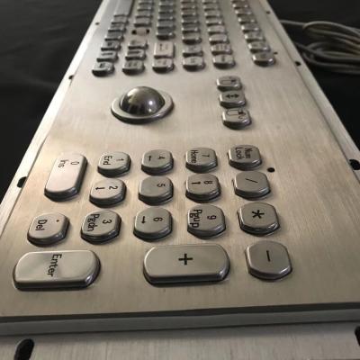 China 106 Keys Type Waterproof Keyboard , Industrial Grade Metal Computer Keyboard for sale