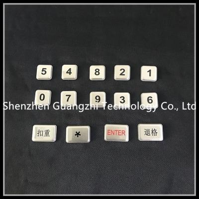 China Vandal Resistant Stainless Steel Keyboard For Atm Self Service Terminal for sale