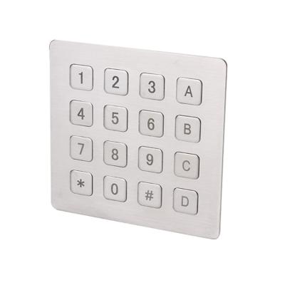 China Tipo teclado numérico industrial Ip65 de la matriz hermético para el sistema del control de acceso en venta