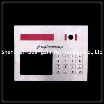 China Gas Dispenser Use Stainless Steel Keyboard With Screen Damage Proof Dustproof for sale
