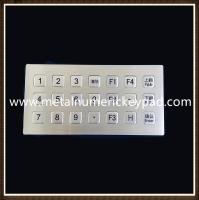 China IP65 Vandal Proof Matrix 3x7 Metal Numeric Keypad 160x81mm USB for sale