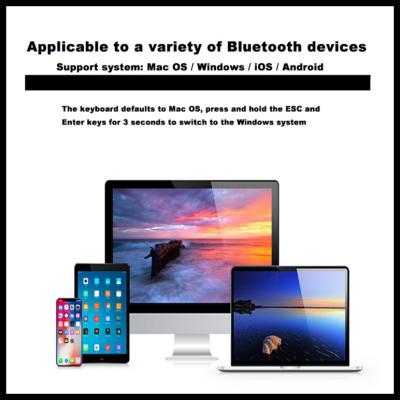 China Wireless Bluetooth 3.0 Pin Code Keypad Numeric Keyboard With 7 Backlight for sale