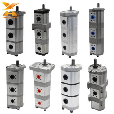 China Excavator Double Bomba De Carga Hydraul Charge Pump High Pressure Hydraulic Gear Pump For Shimadzu Rexroth Kubota Kobelco for sale