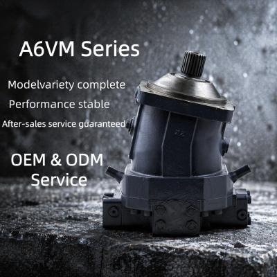 China New A6VM55 A6VM80 A6VM107 Rexroth High Pressure Hydraulic Motor For Drilling Rig Crane Mining Machinery Durable Heavy Duty for sale