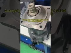 Motor de pistão hidráulico A6VM80 Série A6VM80EP2/63W-VAB017HPB-(T0) Motor hidráulico eixo de linha e eixo de chave plana do tipo dois