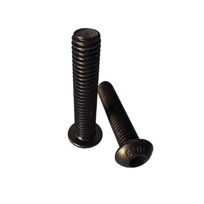 China Fully Thread Black Oxide Hex Screw with High Tensile Strength Design for sale