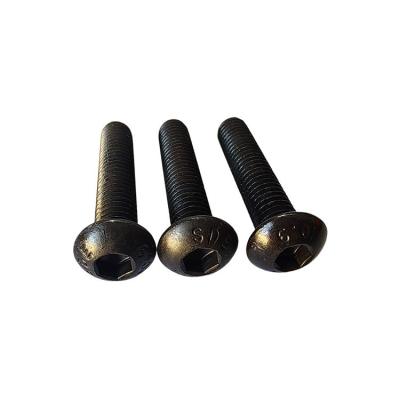 China Fully Thread Black Oxide Hex Screw with High Tensile Strength Design for sale
