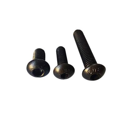 China Fully Thread Black Oxide Hex Screw with High Tensile Strength Design for sale