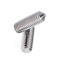 China Customer needs A-level zinc plated hexagon socket set screw with full thread type for sale
