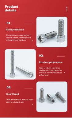 China 304 roestvrij staal M4/M5/M6/M8/M10/M12 Hex-spoel schroeven voor zware constructies Te koop