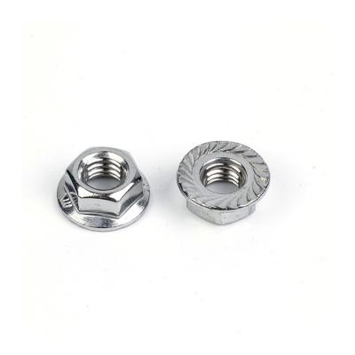 Cina 100% controllato DIN acciaio inossidabile Hex Flange Noce con serrated su misura in vendita