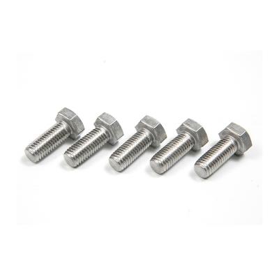 China DIN933 A2-70 M3 M4 M5 M6 M8 Hex Head Bolt Fully Threaded Stainless Steel for Wear and Corrosion Resistance for sale