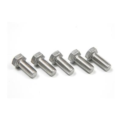 China Plain Finish High Strength Alloy Steel Fixing Screws Connecting Bolts for Heavy Duty for sale