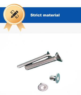 China Edelstahl Flat Countersunk Kopf Maschine Schrauben perfekt für verschiedene Anwendungen zu verkaufen